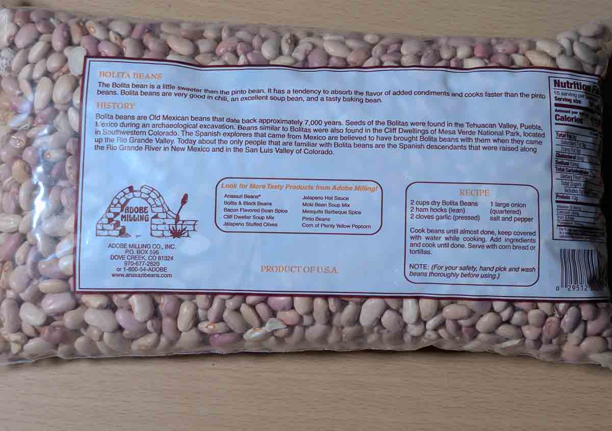 Bolita Beans - Farmers Chile Market