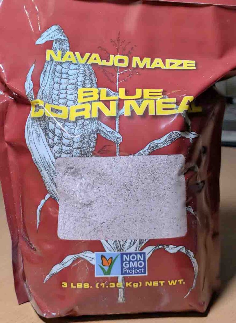 Navajo Maize Blue Cornmeal - 3lb bag - Farmers Chile Market